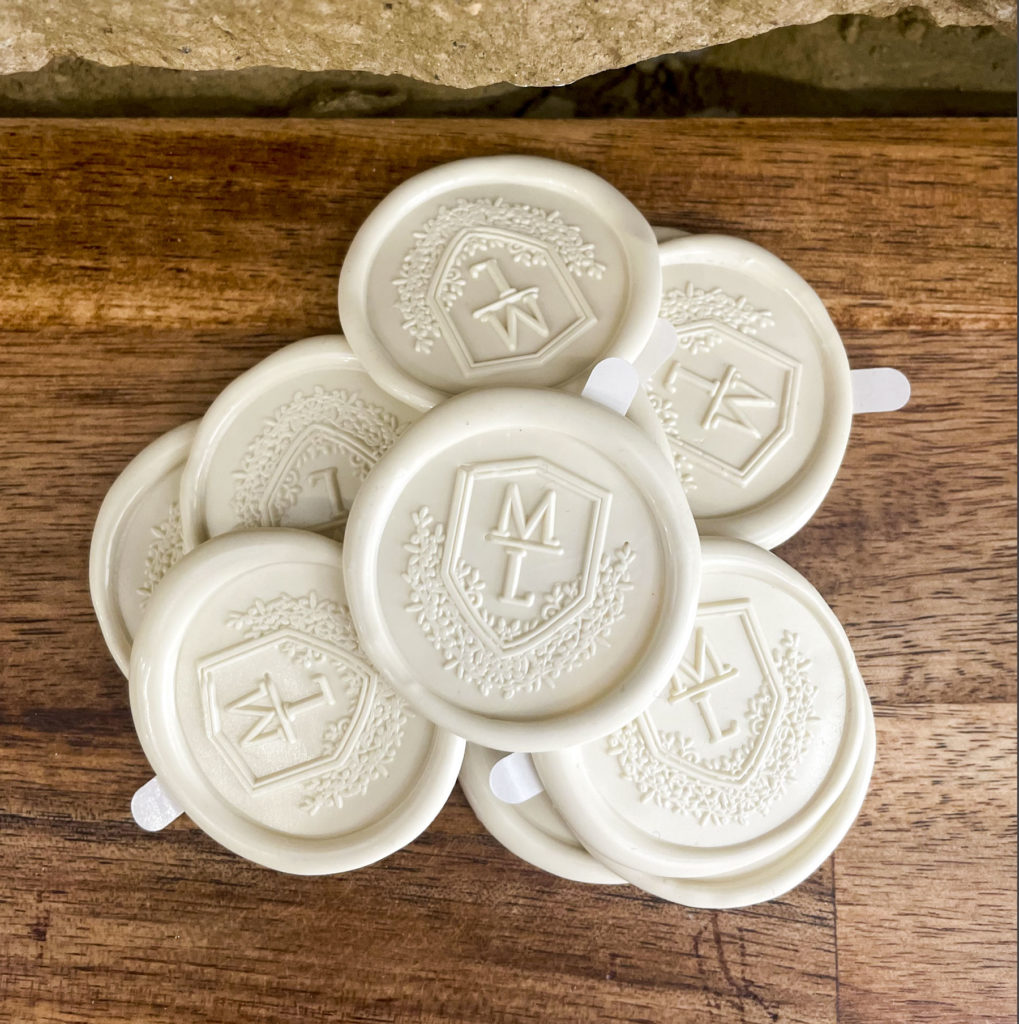 Cachet de cire personnalisé autocollant - Le Comptoir du Bonheur